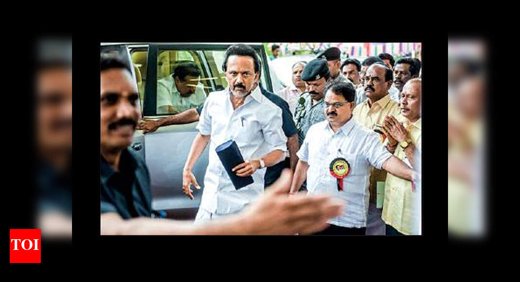 M K Stalin: District units pitch for M K Stalin as president | Chennai ...