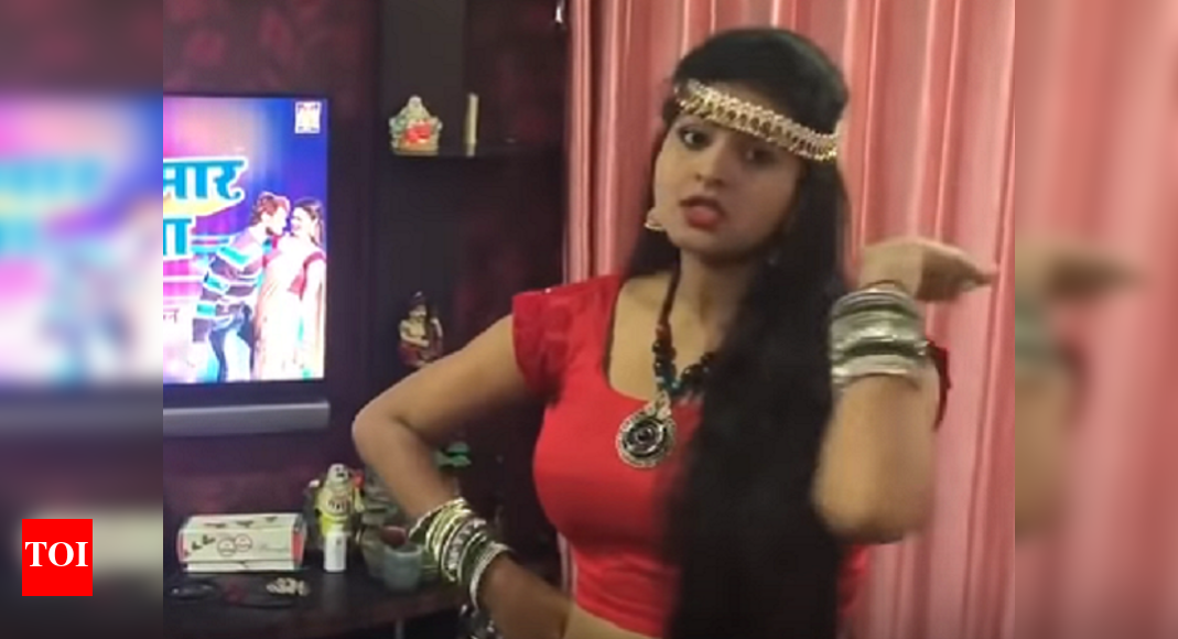 Watch: Chandi Singh shows her dance moves on Khesari Lal Yadav’s song ...