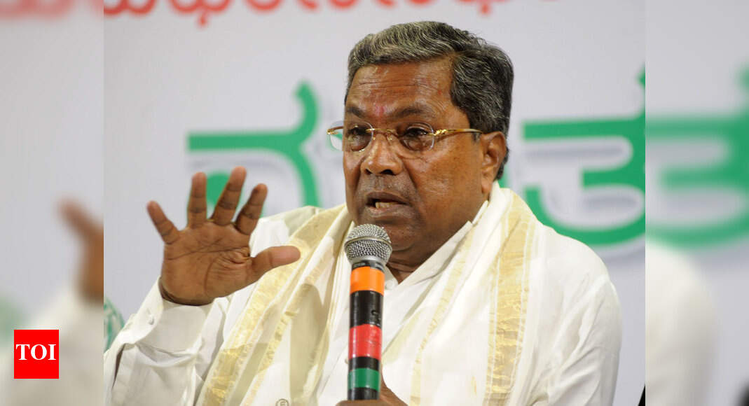 Siddaramaiah clarifies on 'CM again' comment | India News - Times of India