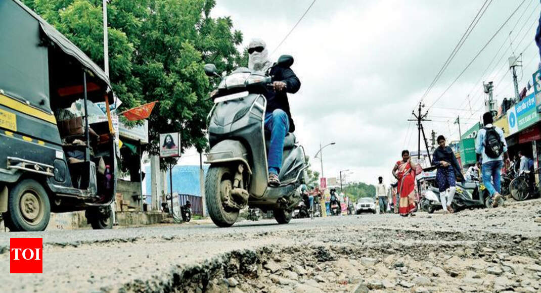 Poor condition of roads causing vehicle, health damage | Nagpur News ...