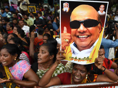248 died, 'shocked' by M Karunanidhi's death: DMK | Chennai News - Times of India