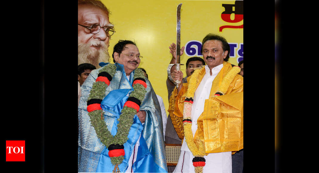 M K Stalin: Stalin at DMK helm, to ride on new track | Chennai News ...