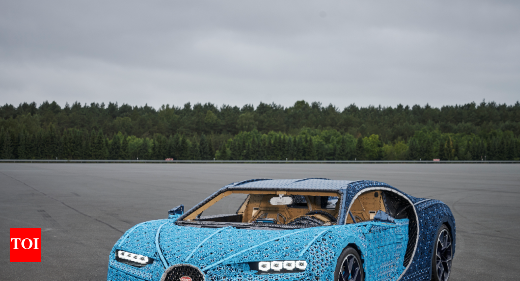 bugatti chiron: Full-size and driveable Bugatti Chiron in Legos - Times ...
