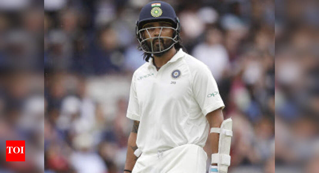 Murali Vijay hits the 'comeback' road | Cricket News - Times of India