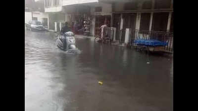 Ambala: Haryana: Rain lashes Ambala as streets flooded, drainages ...