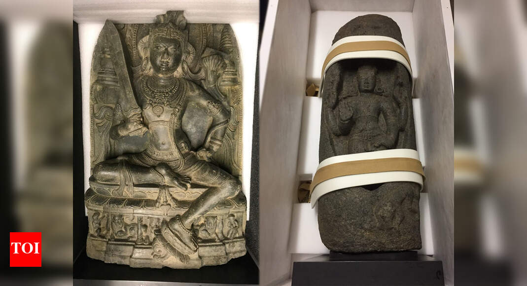 US repatriates two antique statues stolen from India | India News ...