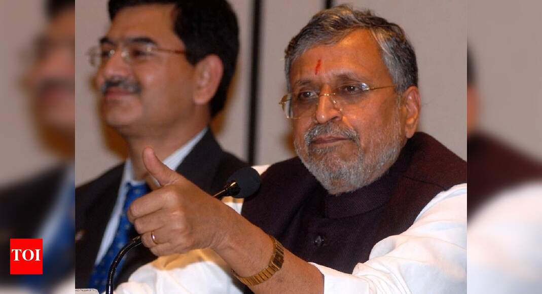 I-T raids at house of Sushil Modi's cousin in Srijan scam | India News ...