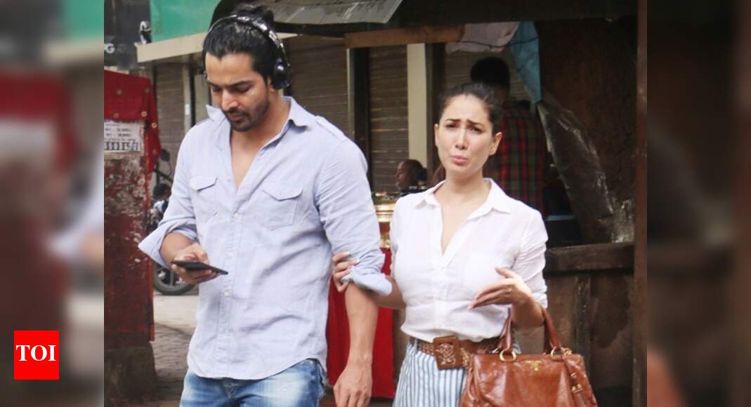 Harshvardhan Rane and Kim Sharma spotted on a lunch date | Hindi Movie ...