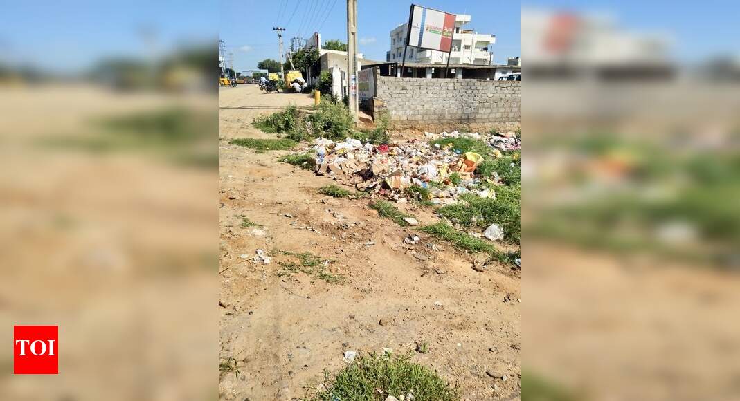 Open dumping of garbage on roadside - Times of India