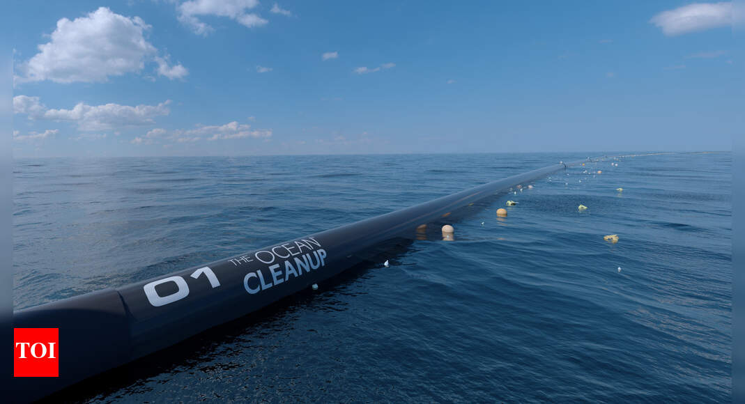 The world’s most ambitious ocean cleanup starts today - Times of India