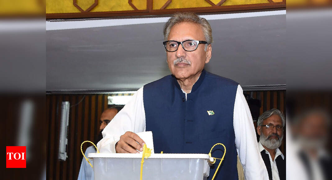 Arif Alvi to take oath as Pakistan president today - Times of India