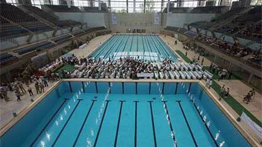 SP Mukherjee Swimming Pool inauguration | The Times of India