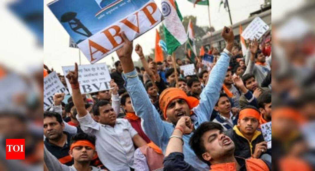 Purported ABVP posters promise to ban short dresses in JNU, close ...