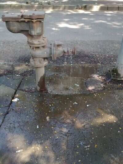 Water pipeline leaking for quite some time - Times of India