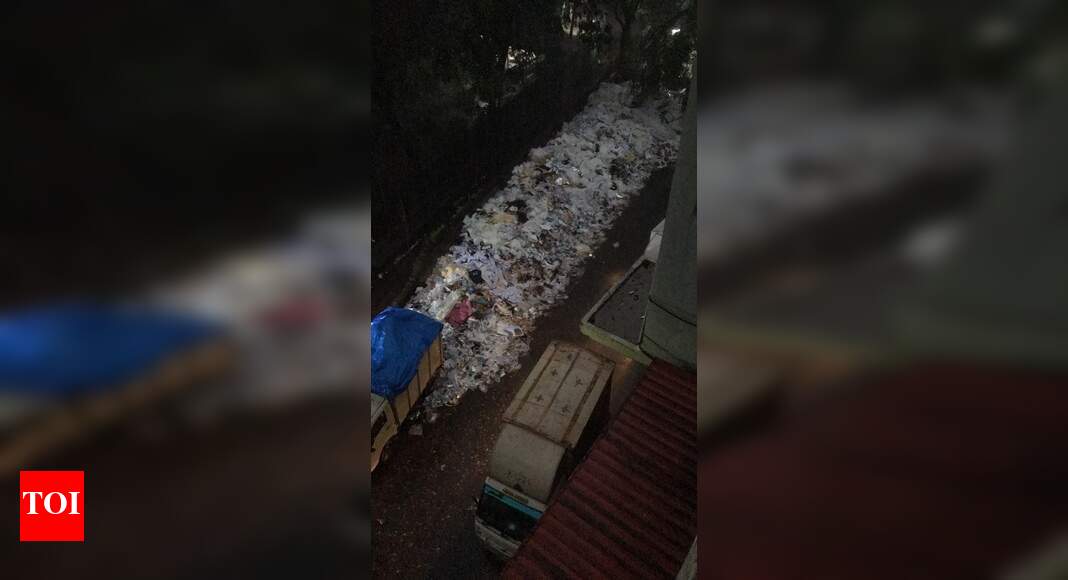 non collection of garbage - Times of India