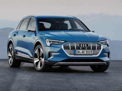 Audi Audi unveils first electric car e tron India launch confirmed The Times of India