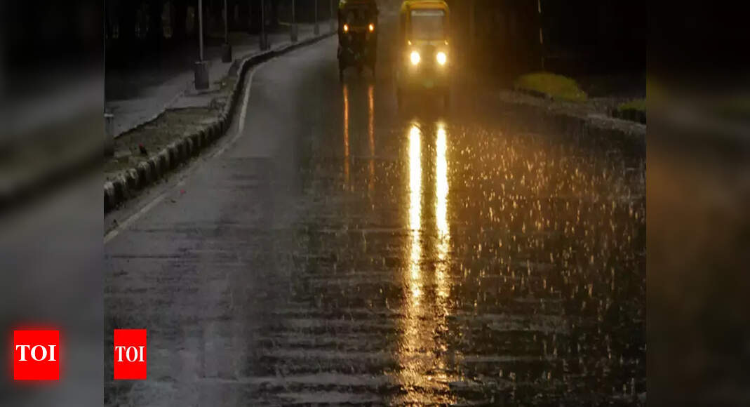 Less rainfall comes with great intensity | Vadodara News - Times of India