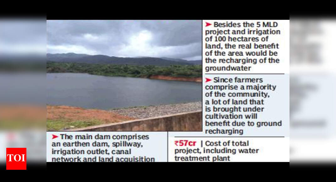 Irrigation project for Canacona almost ready | Goa News - Times of India