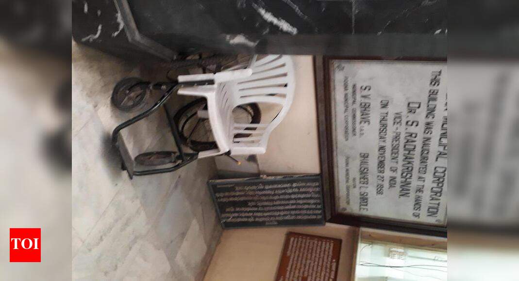 wheelchair in pmc main building - Times of India