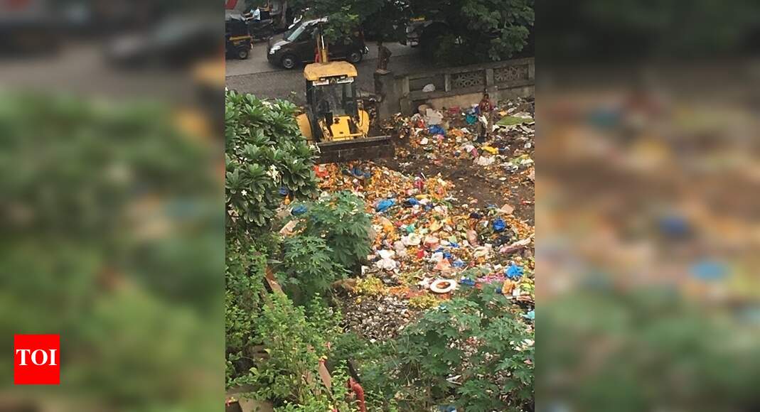 Dumping of garbage in open ground - Times of India