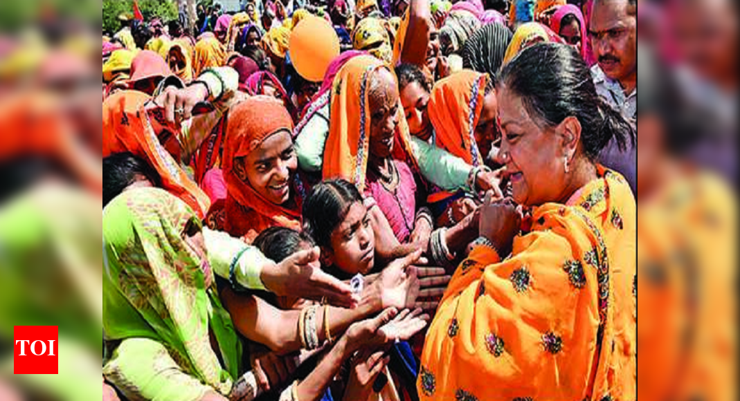 Vasundhara Raje: If a woman is resolute, she changes history, says ...