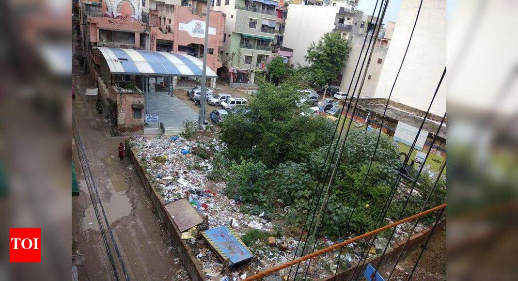 Dump in front of temple - Times of India