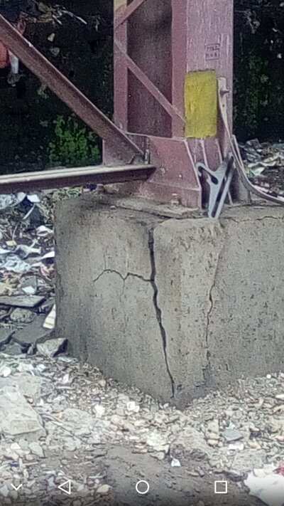 Collapse of Foundation - Times of India