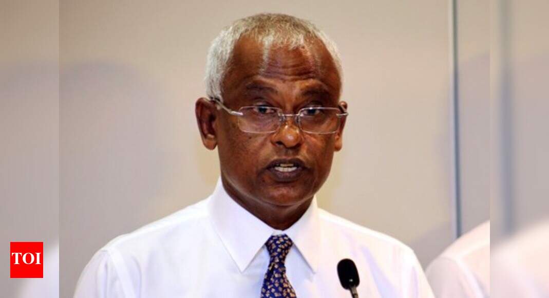 ibrahim mohamed solih - Times of India