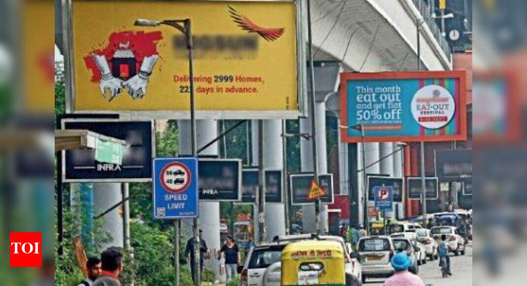 Visual clutter a poor advertisement for Delhi | Delhi News - Times of India