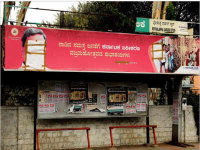 BMTC MD booked for not removing ad boards | Bengaluru News - Times of India