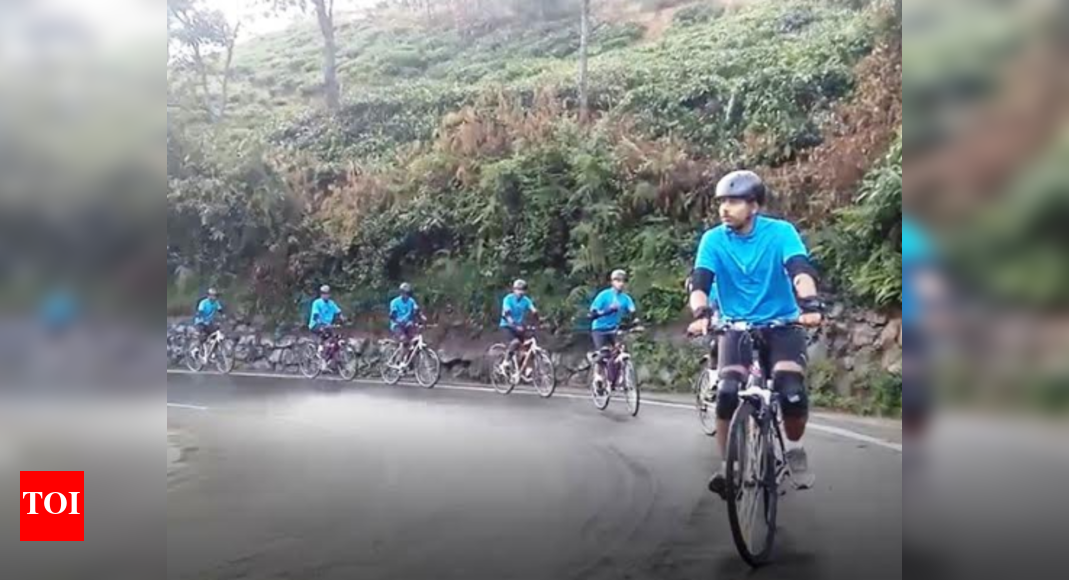 Cycle rally flagged off from Nilgiris in TN to Delhi | Chennai News ...