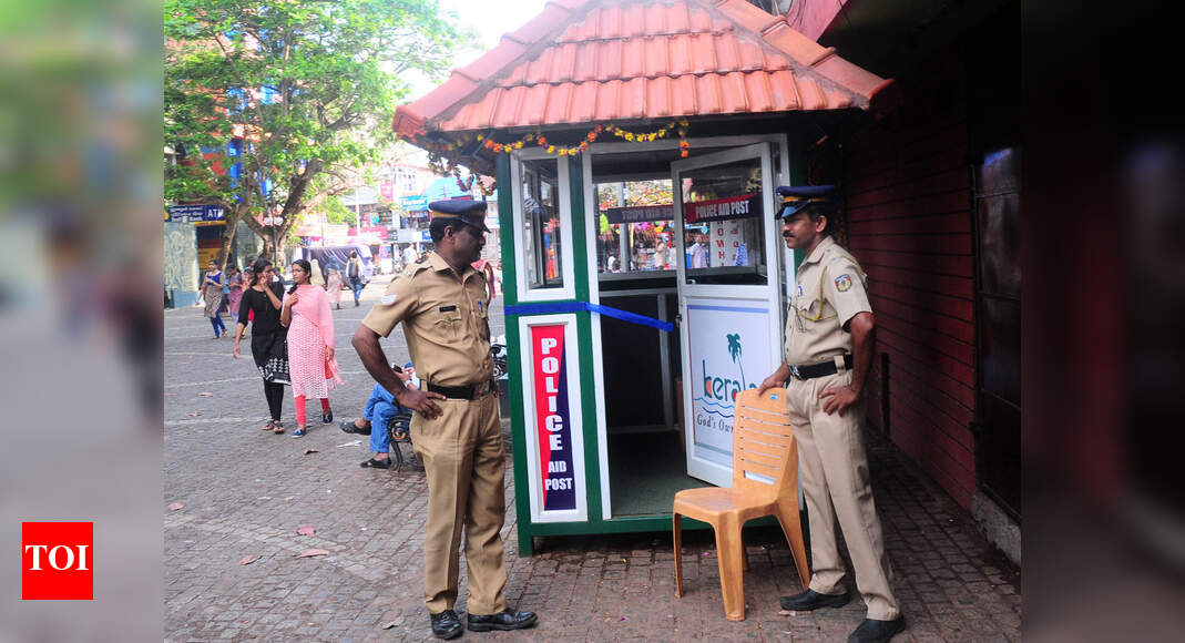 Police aid post at SM Street in Kozhikode | Kozhikode News - Times of India