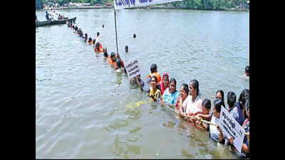 They took to water for connectivity | Kochi News - Times of India