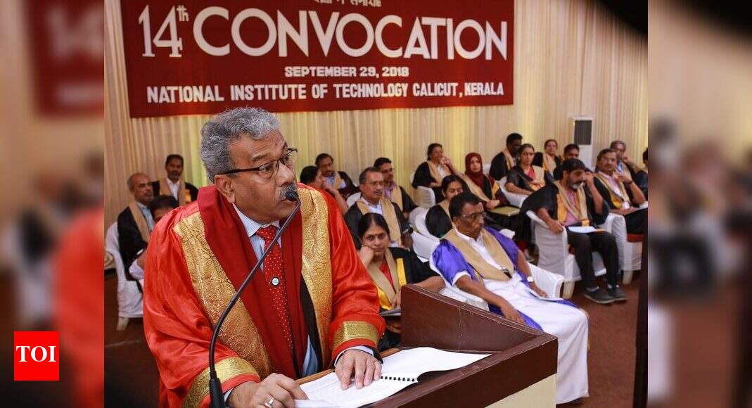 14th convocation ceremony held at NITC - Times of India