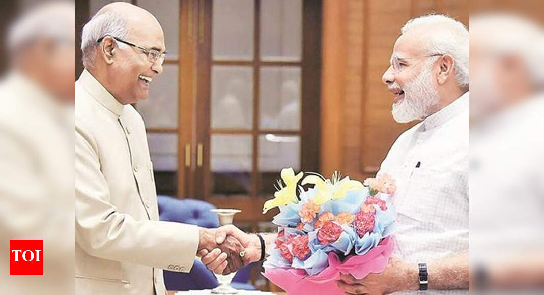 PM Narendra Modi wishes President Kovind on his 73rd birthday | India News - Times of India
