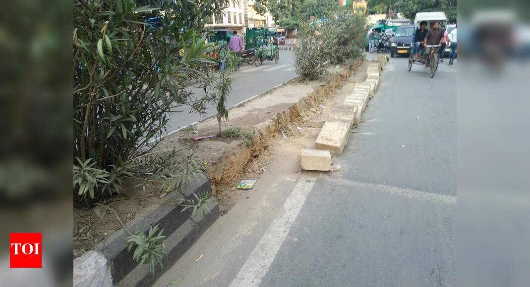 Relaying of central verge - Times of India