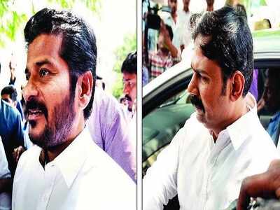 I-T sleuths grill Revanth Reddy, Simha over cash-for-vote scam ...