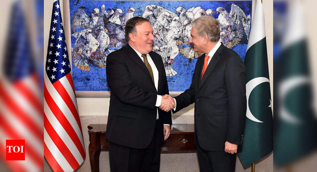 Pak foreign minister seeks US role for talks with India - Times of India