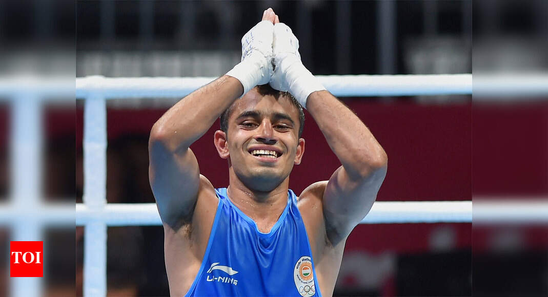 Amit Panghal aims to raise the bar | Boxing News - Times of India