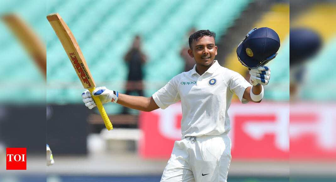 Prithvi Shaw: Prithvi Shaw's journey from Virar to Rajkot | Cricket ...