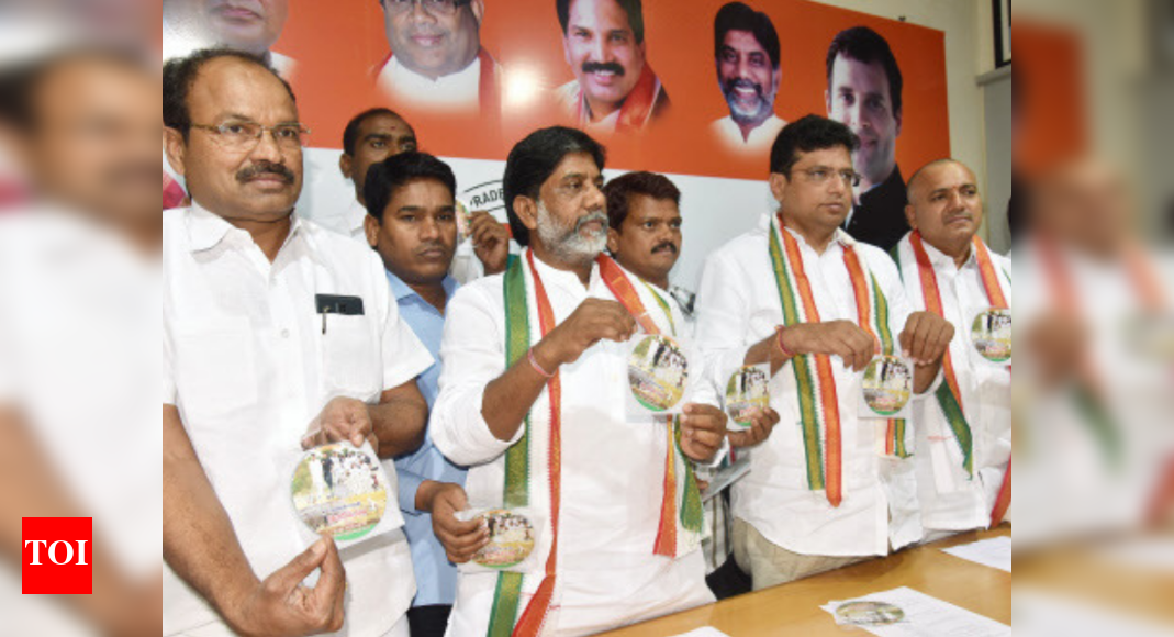Congress launches campaign in Telangana | India News - Times of India