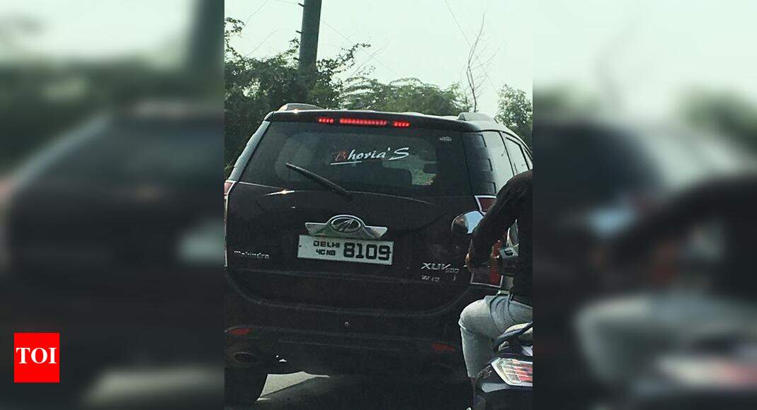 Fancy vehicle numberplates - Times of India