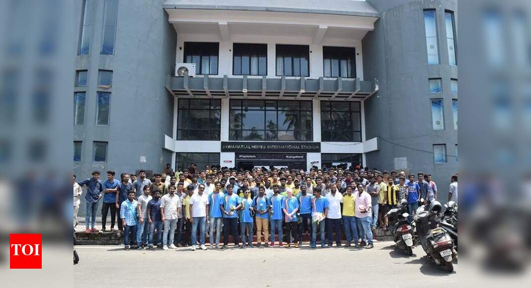 Manjappada felicitates India blind football team | Events Movie News ...