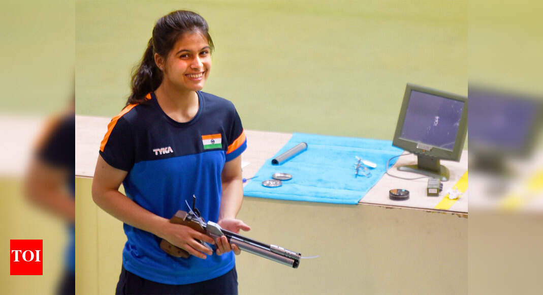 Manu Bhaker claims India's first ever gold in shooting at Youth ...