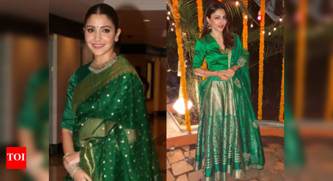 Navratri colour today: Navratri colour of the day: How to wear the ...