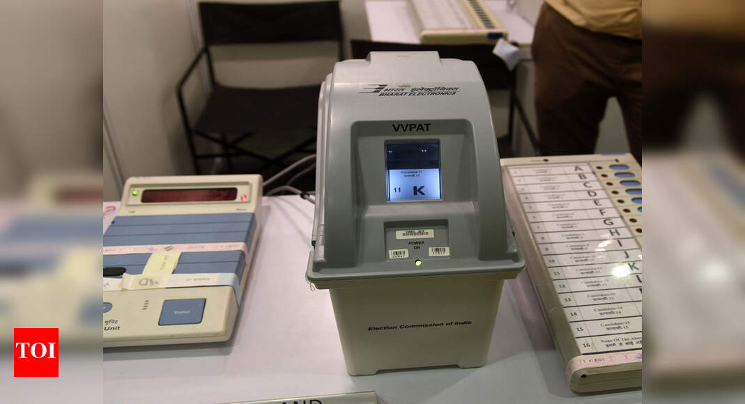 EVM, VVPAT camps: 10,000 visit in 1 week | Hyderabad News - Times of India