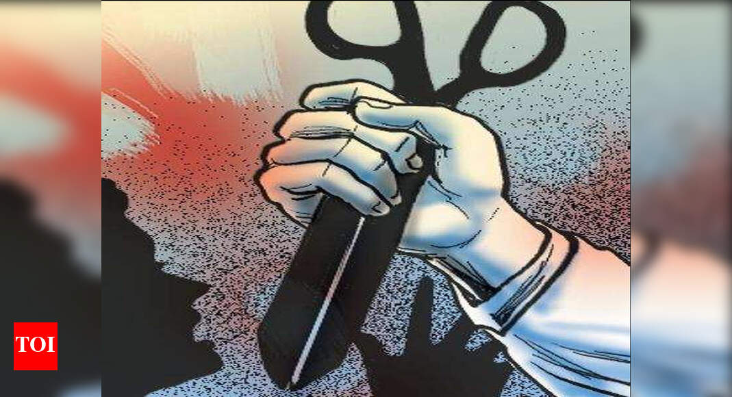 Stabs Scissors: Barber stabs customer to death over Rs 10 | Bareilly ...