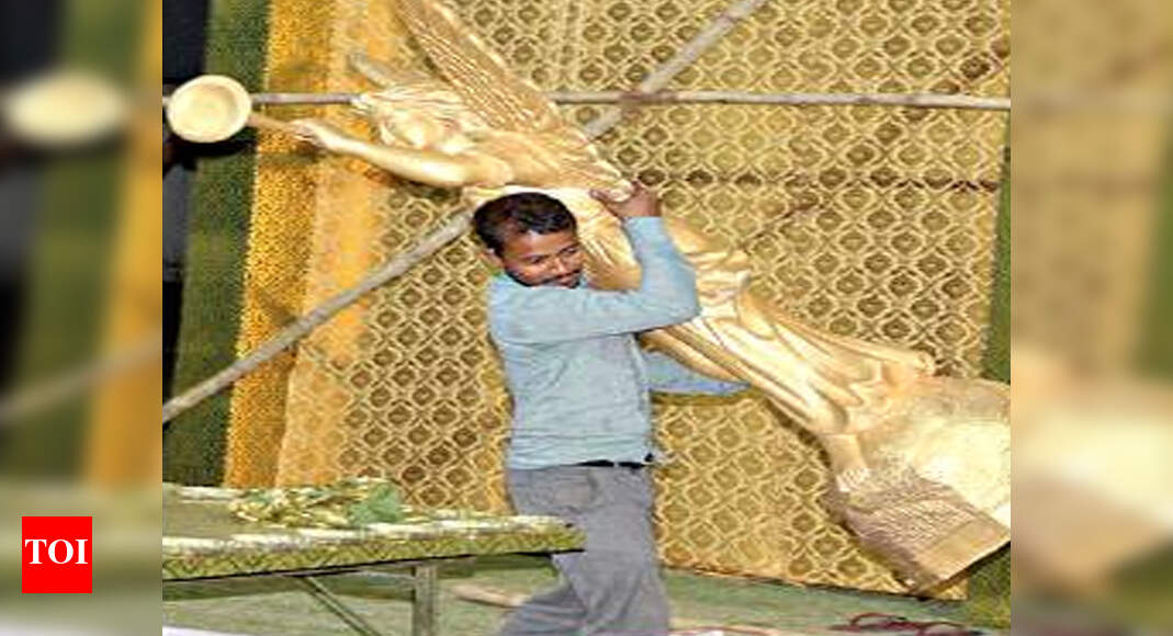 Durga Puja: Art finds way in celebrations | Jaipur News - Times of India