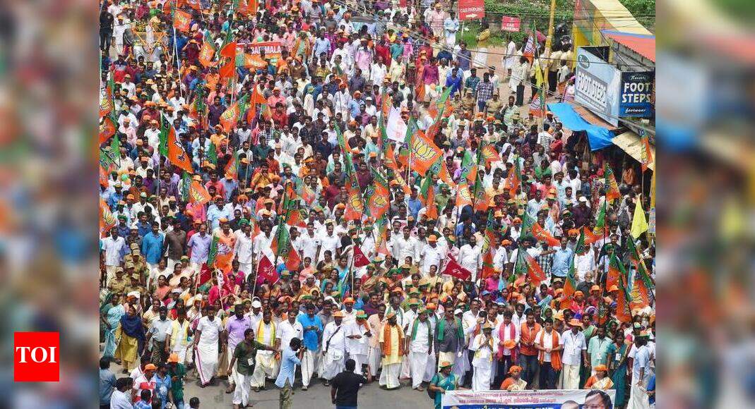 BJP march to conclude today | Thiruvananthapuram News - Times of India