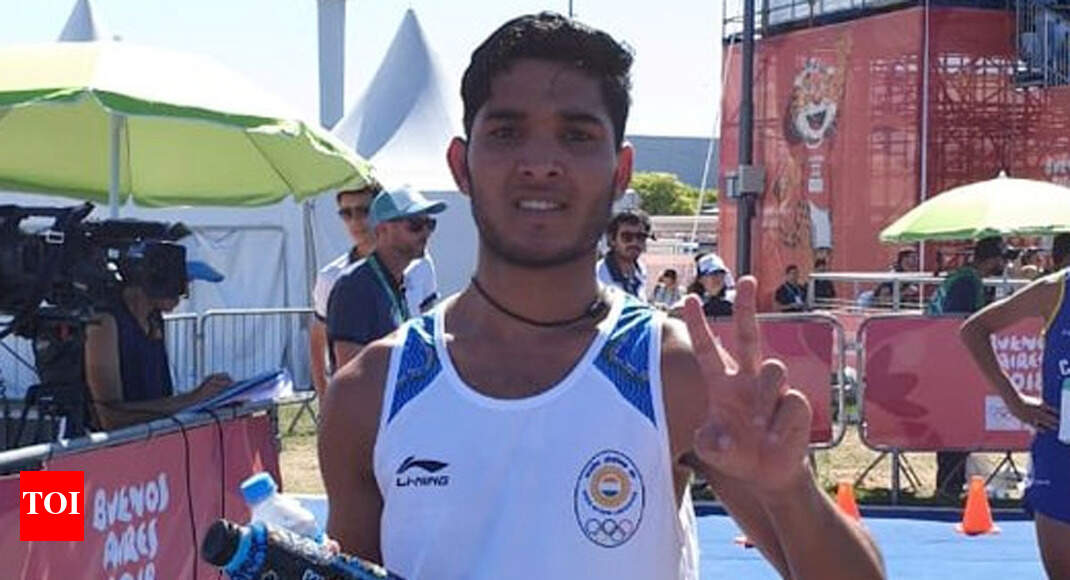 Youth Olympics: India's Suraj Panwar wins silver in men's 5000m race walk | More sports News ...